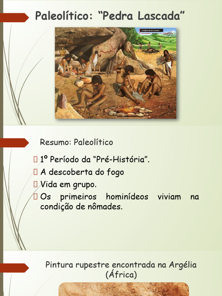 Paleolítico: Arte e Vida Nômade | PDF
