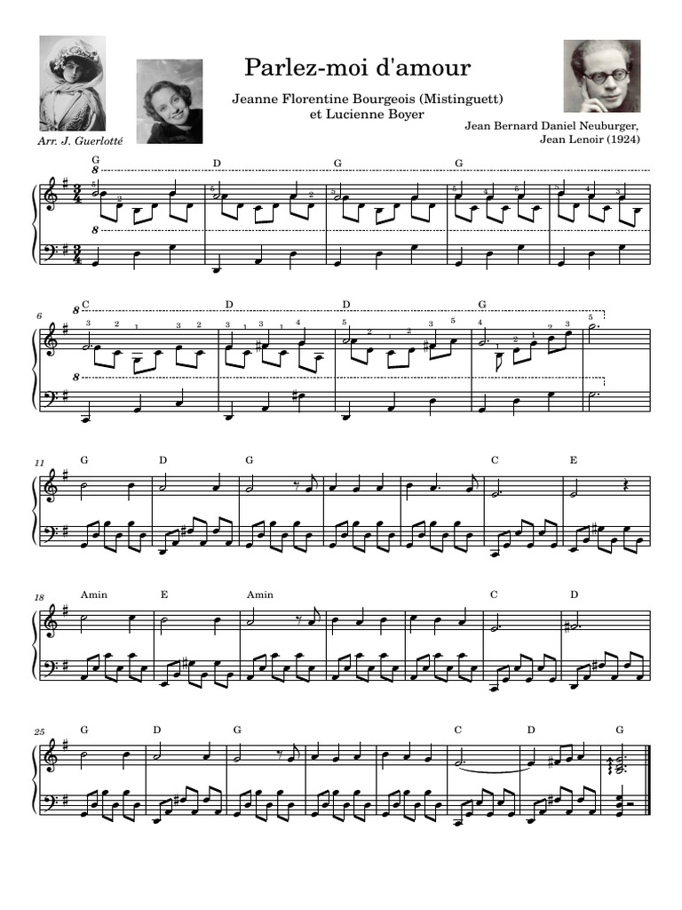 Parlez-Moi Damour Jean Lenoir | PDF