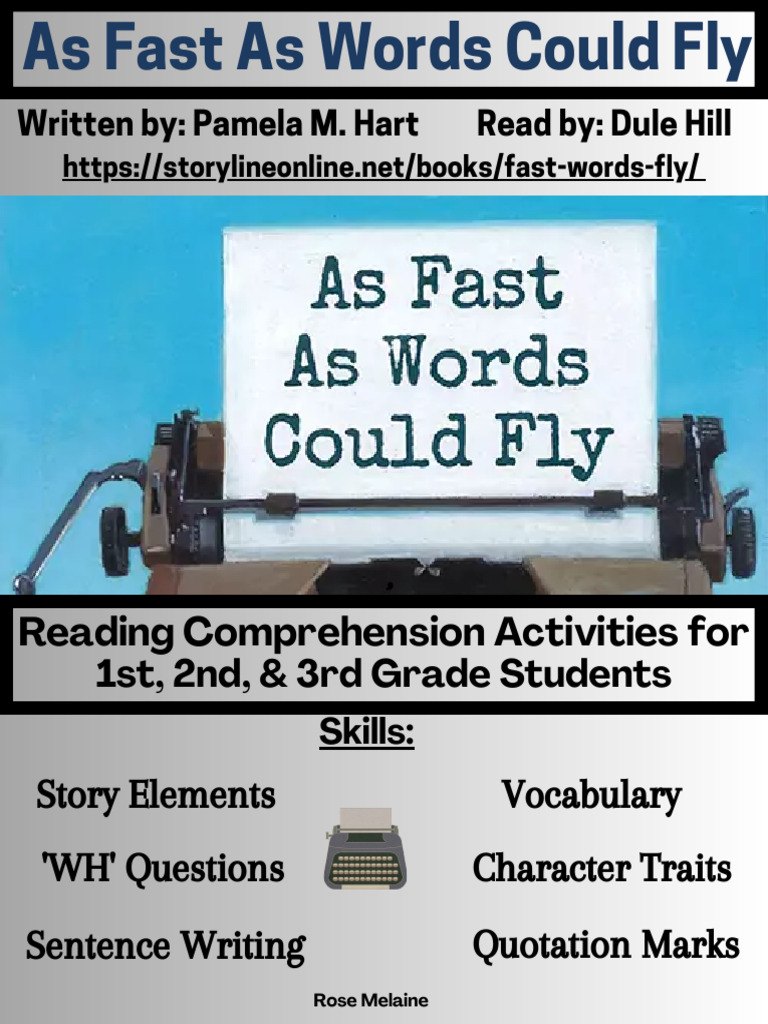 As Fast As Words Could Fly 2 | PDF | Learning | Writing