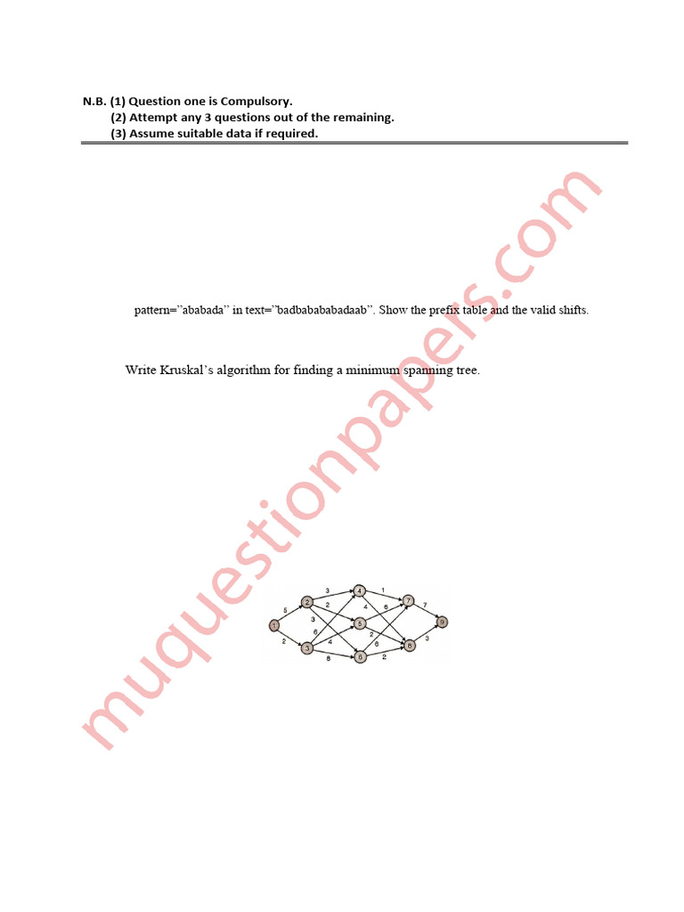 Be - Computer Engineering Aids - Semester 4 - 2024 - May - Analysis of Algorithm Rev 2019 C ...