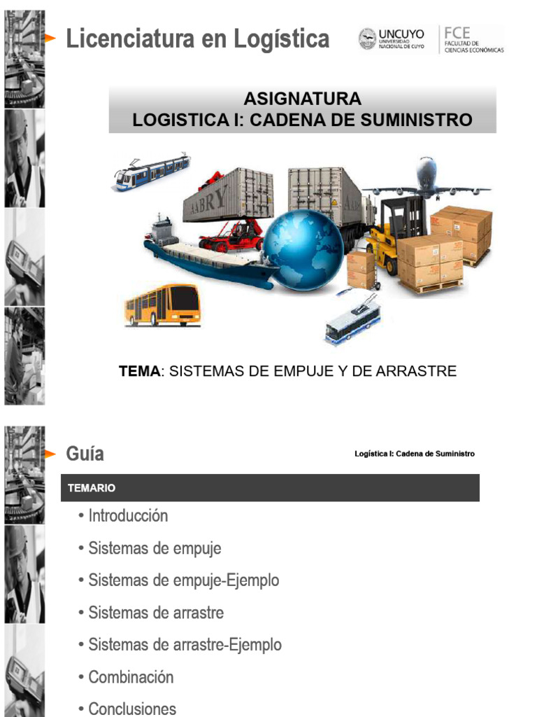 U2 - Sistemas PULL & PUSH - PP | PDF | Cadena de suministro | Logística