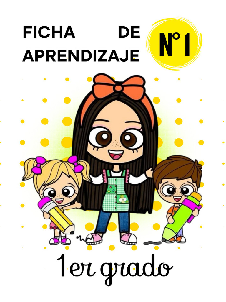 FICHA DE APRENDIZAJE N°1 - 1ER GRADO | PDF