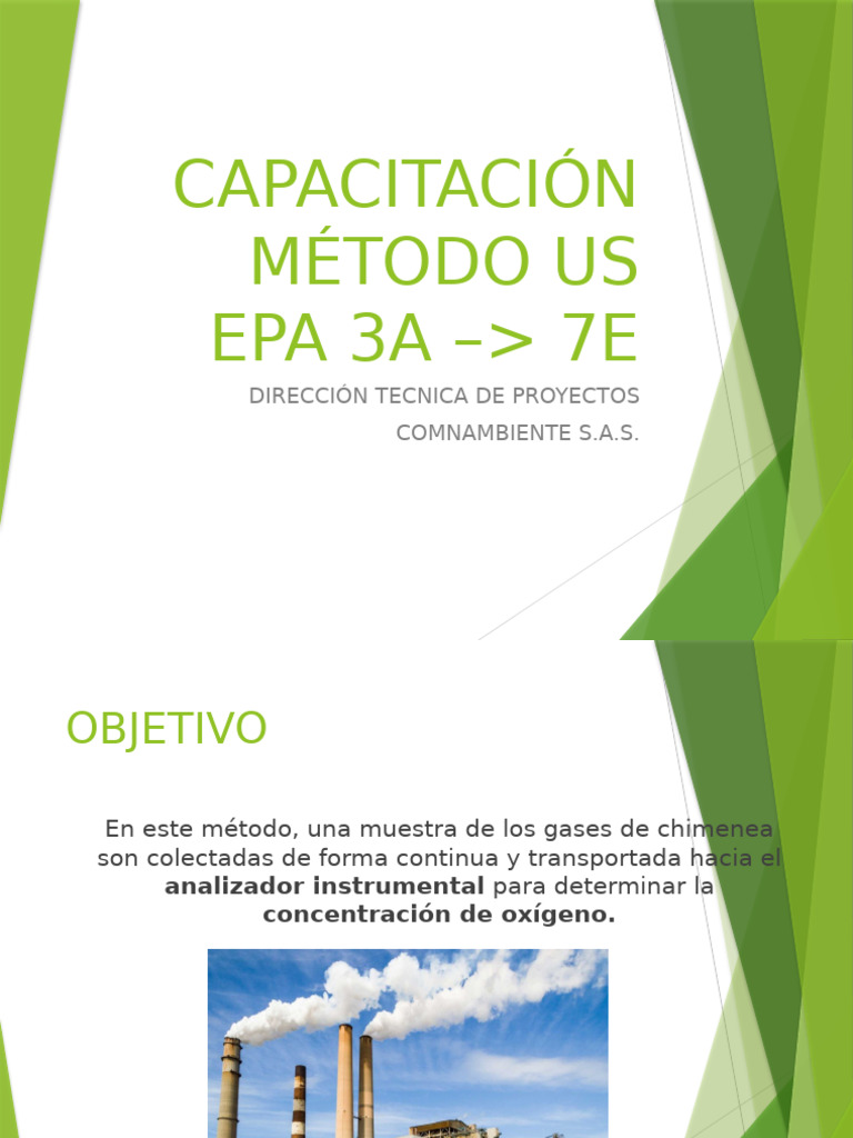 Capacitación Método Us Epa 3a | PDF | Física Aplicada e ...