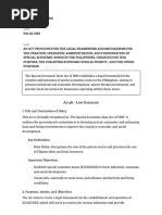 RA No. 7916 - Implementing Rules and Regulations (IRR) | PDF | Lease ...