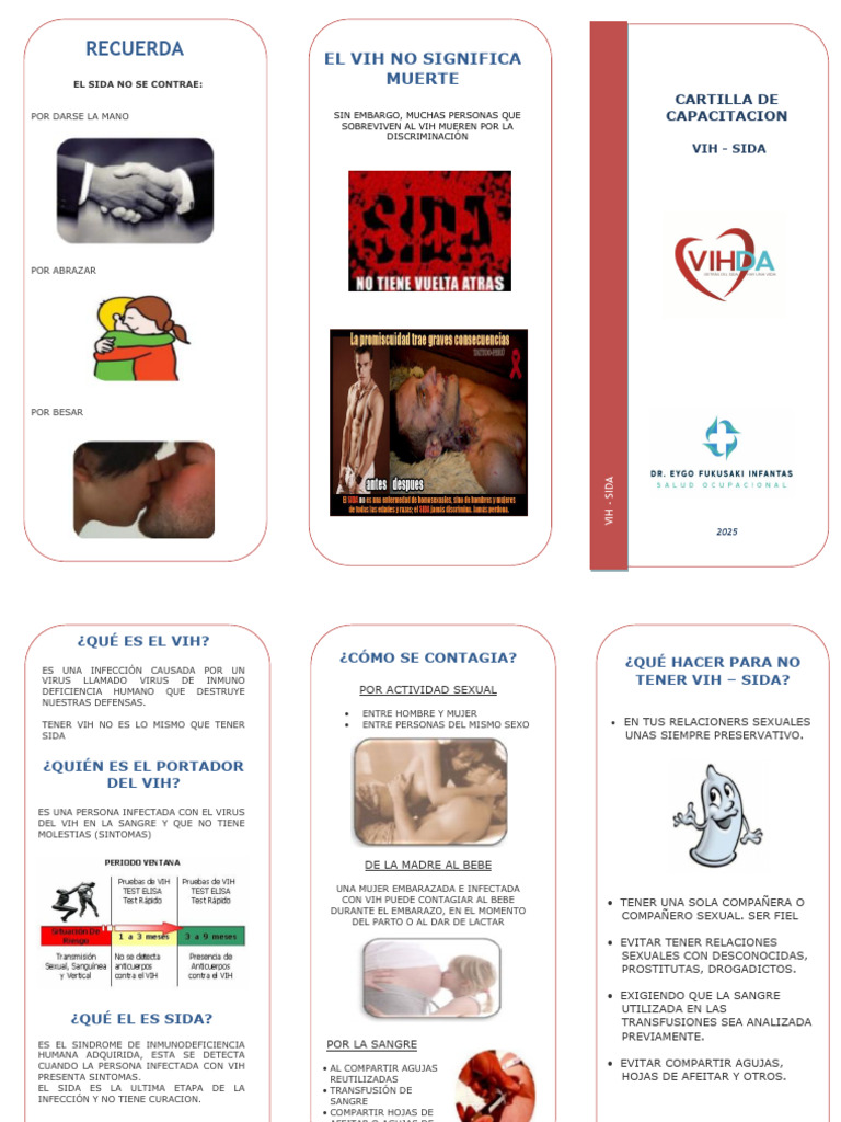 Triptico Vih 2025 | PDF | VIH / SIDA | VIH
