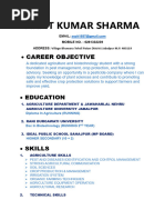 Sunil Resume 1 | PDF | Career & Growth