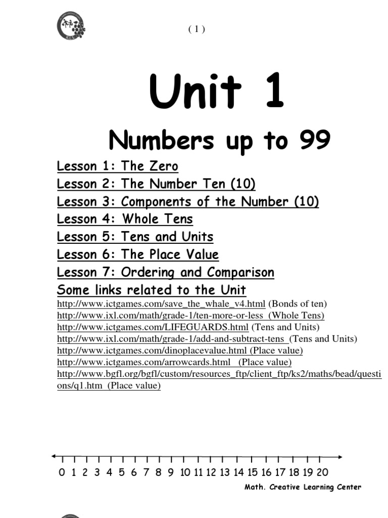 Understanding Numbers Up to 99 | PDF | Teaching Mathematics