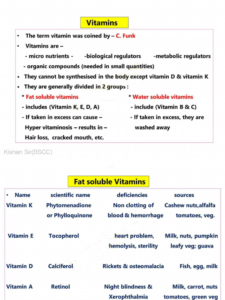 Vitamins | PDF