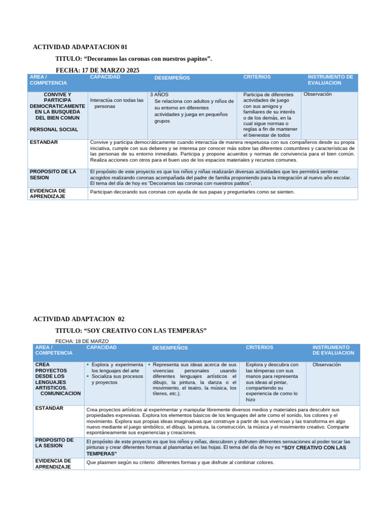 Criterio de Evaluacion Imprimir | PDF | Evaluación | Aprendizaje