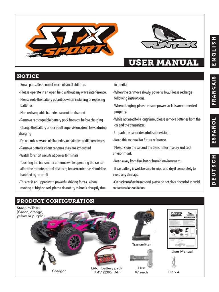 Notice FUNTEK STX SPORT - Radio KT3X - Web | PDF | Electromagnetic ...