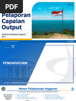 Juknis Pengisian Data Realisasi Capaian Output Satker | PDF