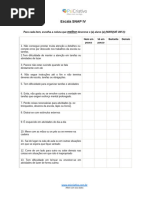 Questionário SNAP-IV para TDAH Infantil | PDF