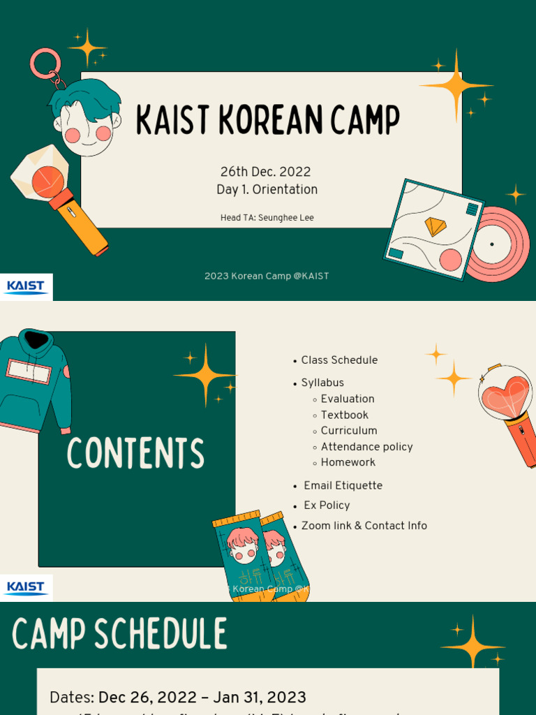 Orientation - Korean Camp @KAIST | PDF | Academic Dishonesty