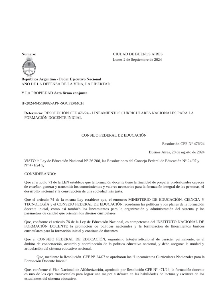 Rcfe - 476 24 2 | PDF | Enseñando | Maestros