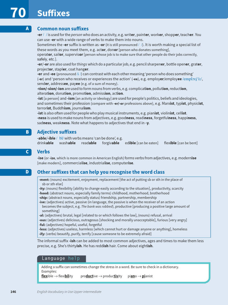 CSE4 - Task 6 - Prefixes and Suffixes (ADV) | PDF | Adjective | Noun