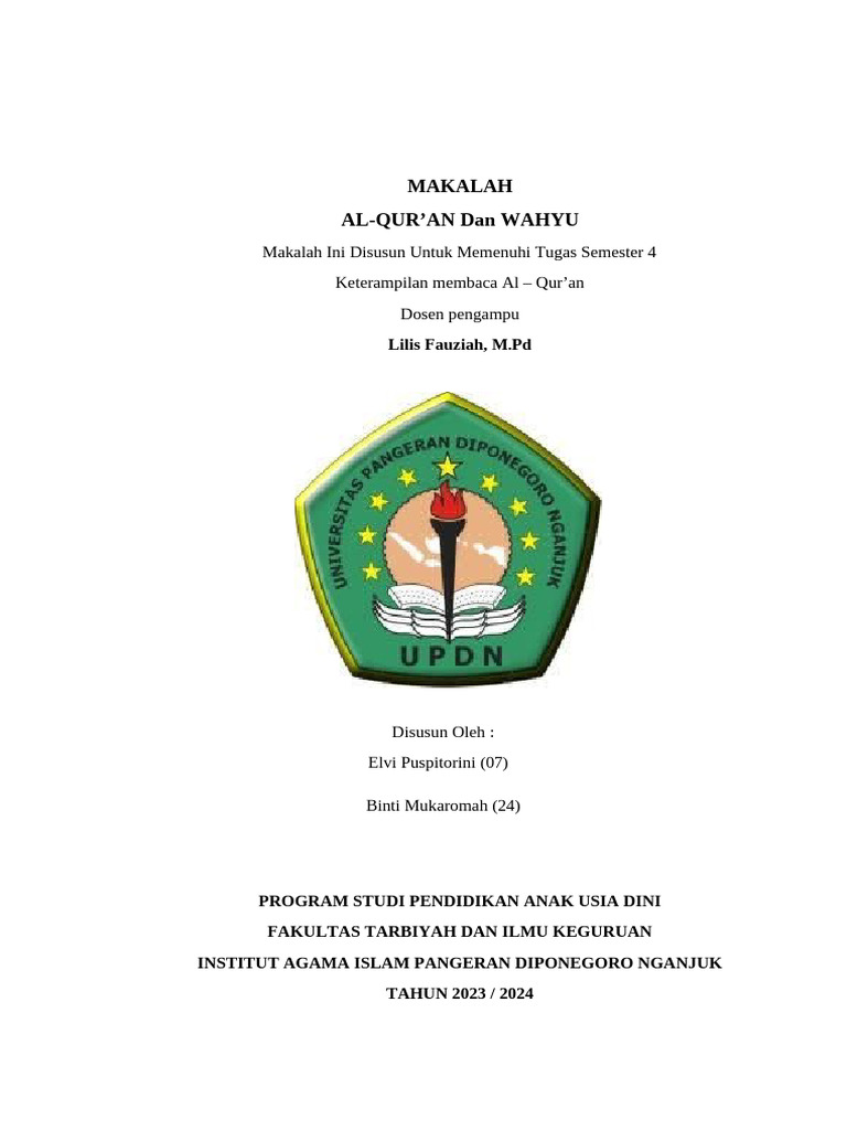 Al-Qur'an dan Wahyu: Metode Qiroati | PDF