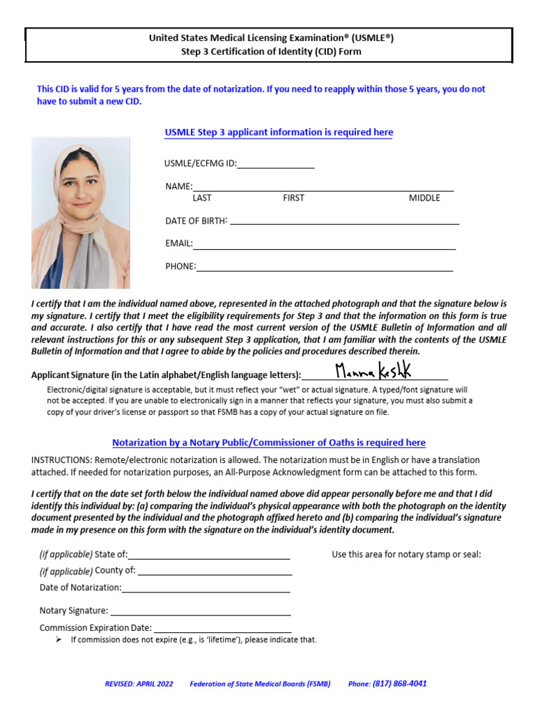 Certification of Identity | PDF | Signature | Notary Public