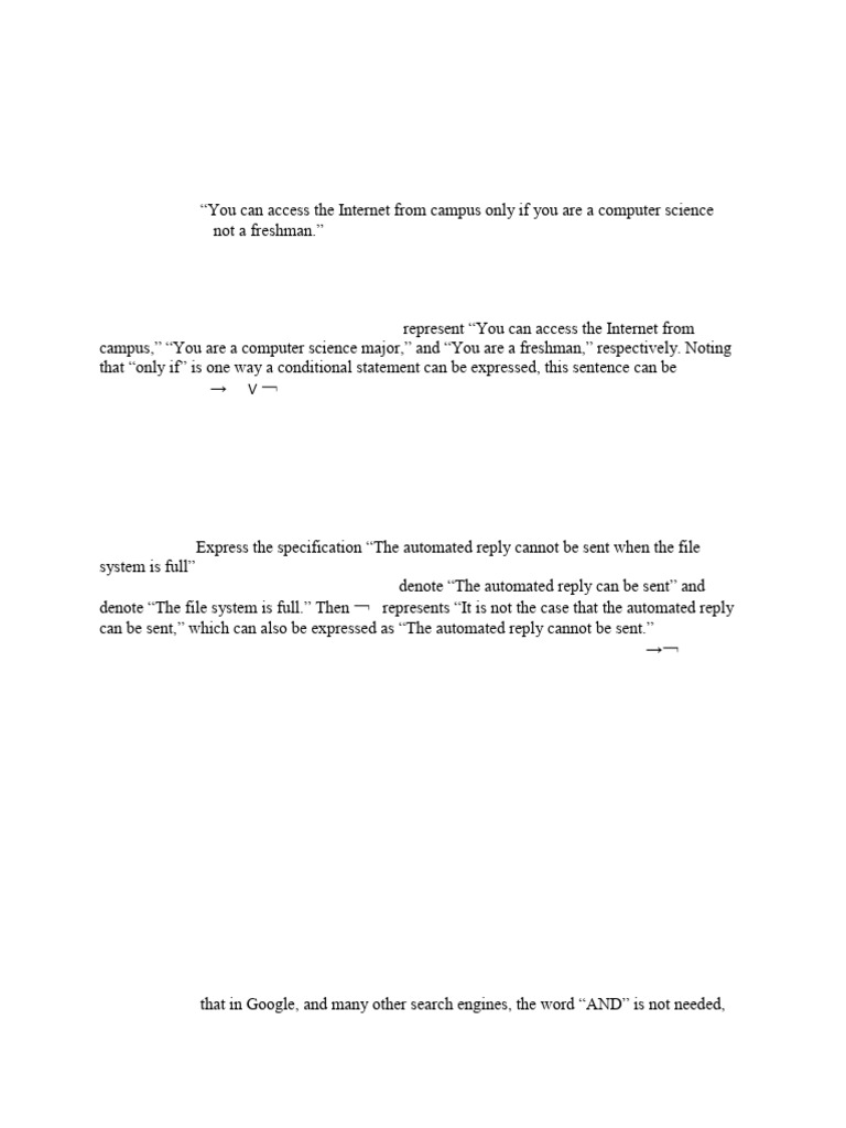 Applications of Propositional Logic | PDF | Boolean Algebra | Teaching ...