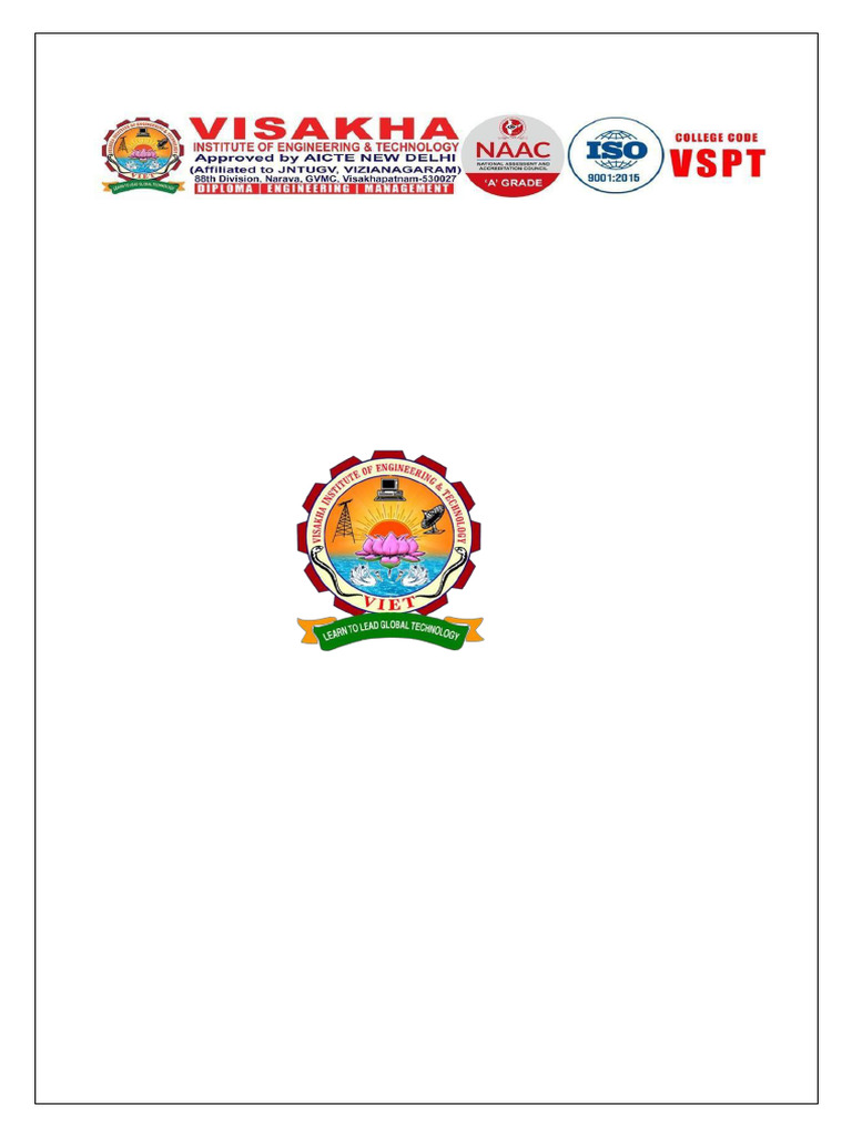 Visakha Institute of Engineering & Technology Computer Science and ...