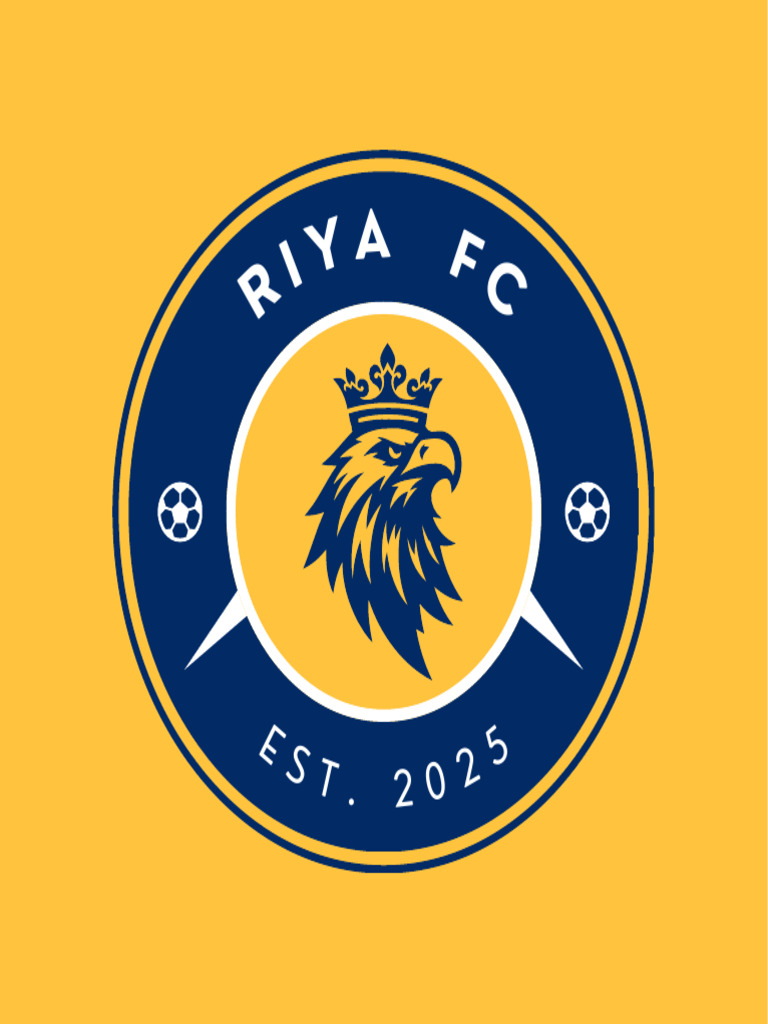 Blue and Yellow Circle Modern Football Club Badge Logo | PDF