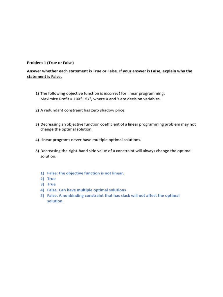 Assignment3_LP_with solution_ | PDF | Linear Programming | Theoretical Computer Science