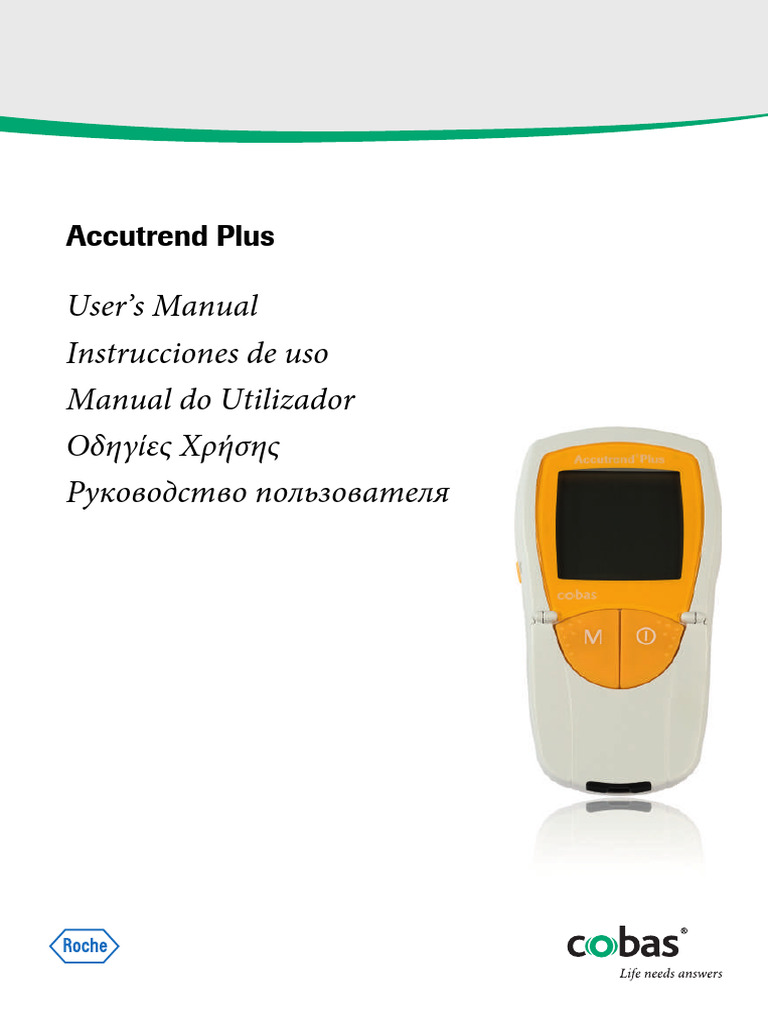 Accutrend Plus Manual Multiples Idiomas | PDF