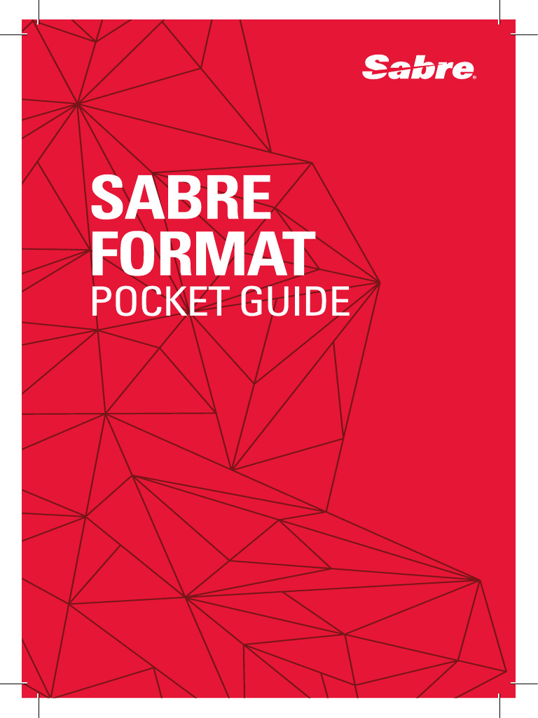 Sabre Training - Pocket Guide | PDF | Credit Card | Fare