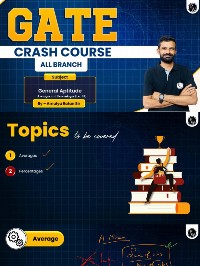 Averages And Percentages Explained Pdf