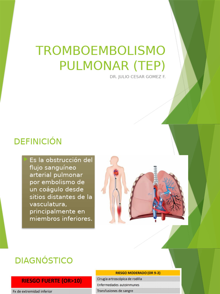 Tromboembolismo Pulmonar (Tep) .-1 | PDF