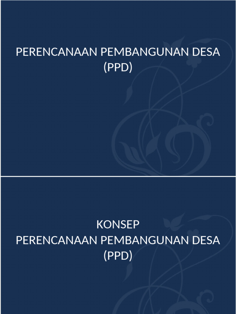 2. Konsep Ppd | PDF