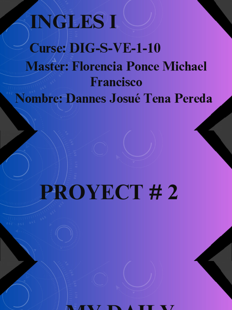 Proyect # 2 My Daily Routine | PDF