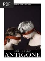 ANTIGONE Script | PDF | Oedipus | Theban Mythology