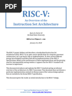 RISC-V Assembler Cheat Sheet - Project F | PDF | Computer Architecture | Office Equipment