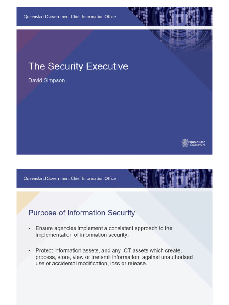 Executive Guide to Information Security Management | PDF | Information Security | Risk