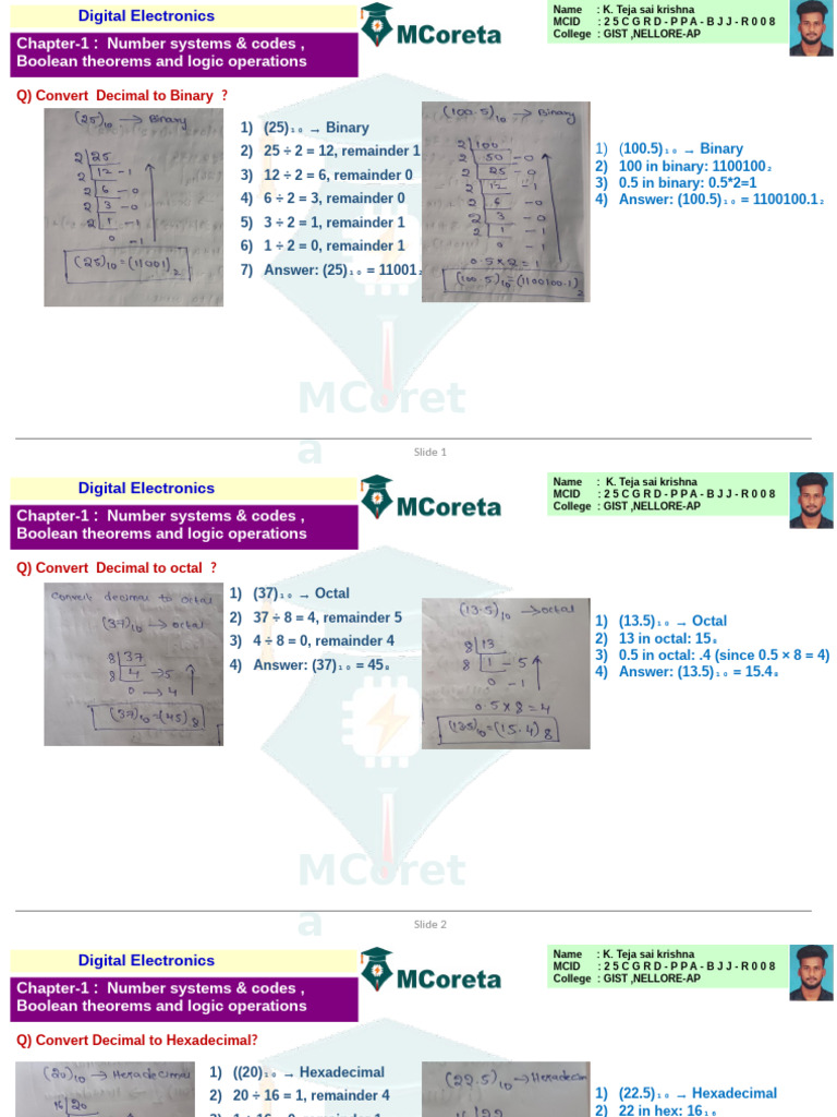 1 25CGRD PPA BJJ R008 K. Teja Sai Krishna BE DEE Chapter 1,3 Assignment 1 | PDF | Character ...