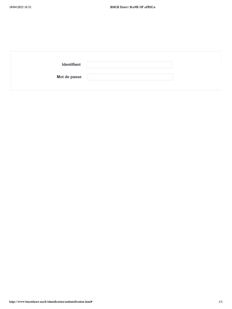 Bmce Direct - Bank of Africa | PDF