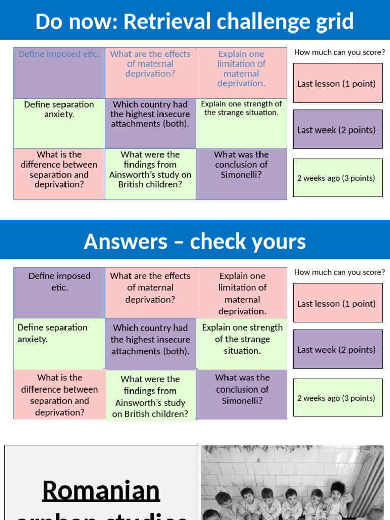 L7-8 Romanian Orphan Studies | PDF | Attachment Theory | Orphanage