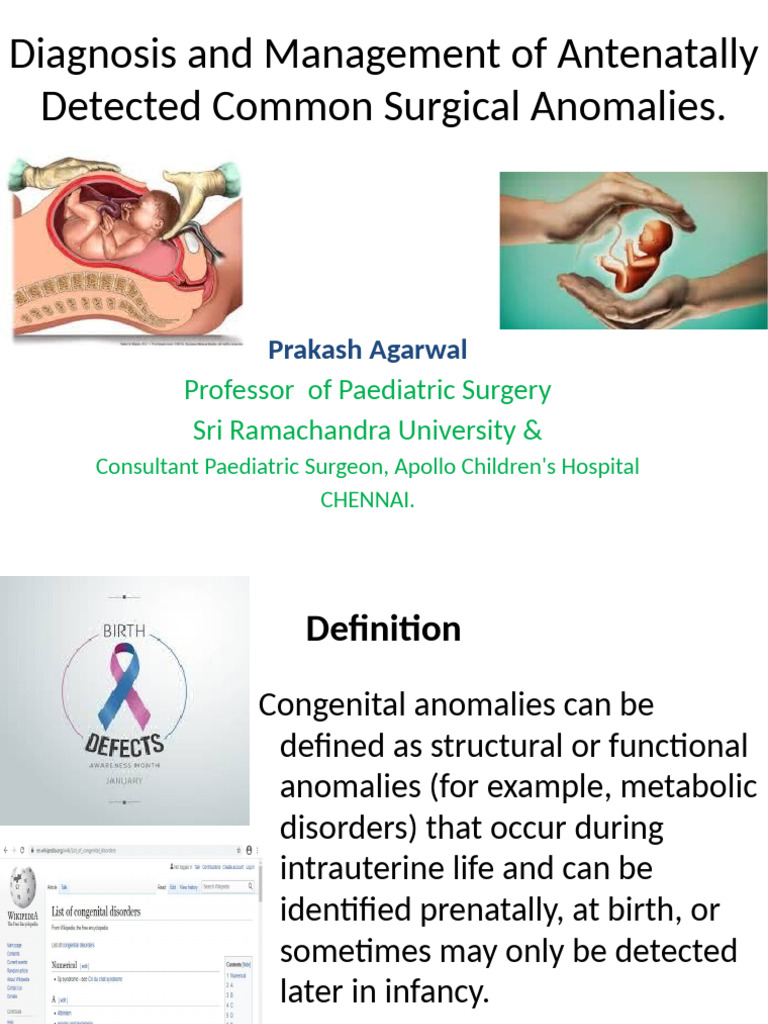 Common Birth Defects and their treatment | PDF | Medical Specialties ...