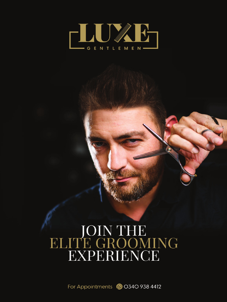 Luxe Gentlemen Menu | PDF