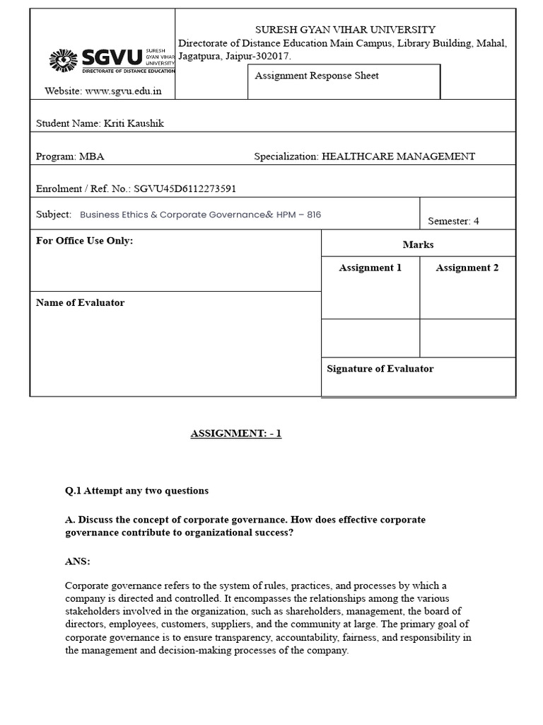 Sem 4th Assignment 3,4 PDF | PDF | Cybercrime | Corporate Social Responsibility