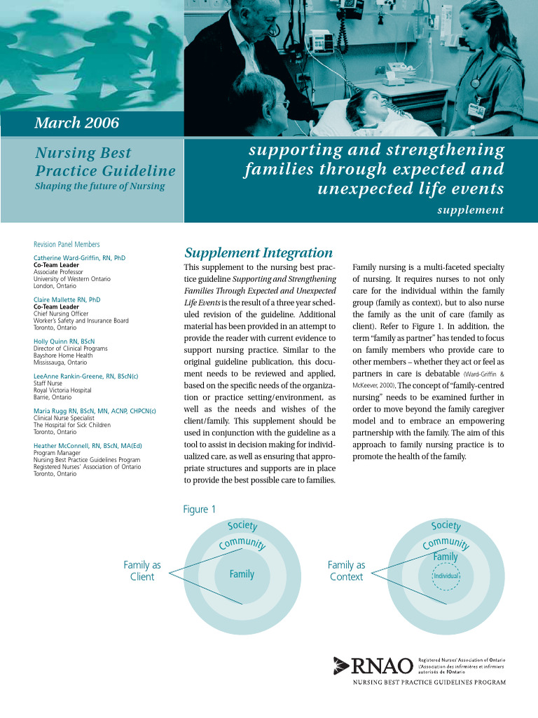 945 BPG Family Supplement | PDF | Caregiver | Nursing