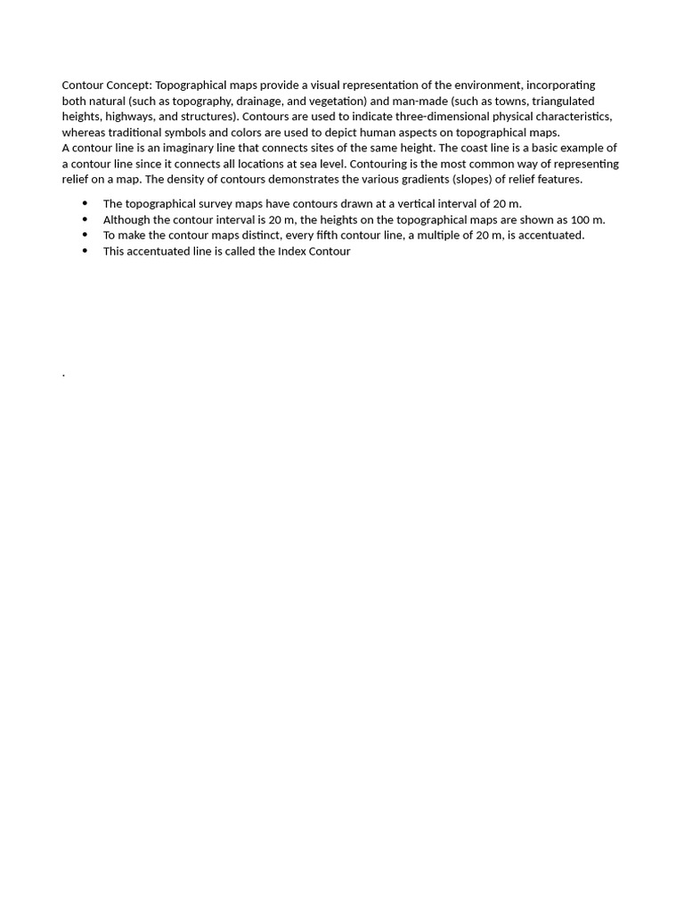 Contour Concept | PDF | Plateau | Erosion
