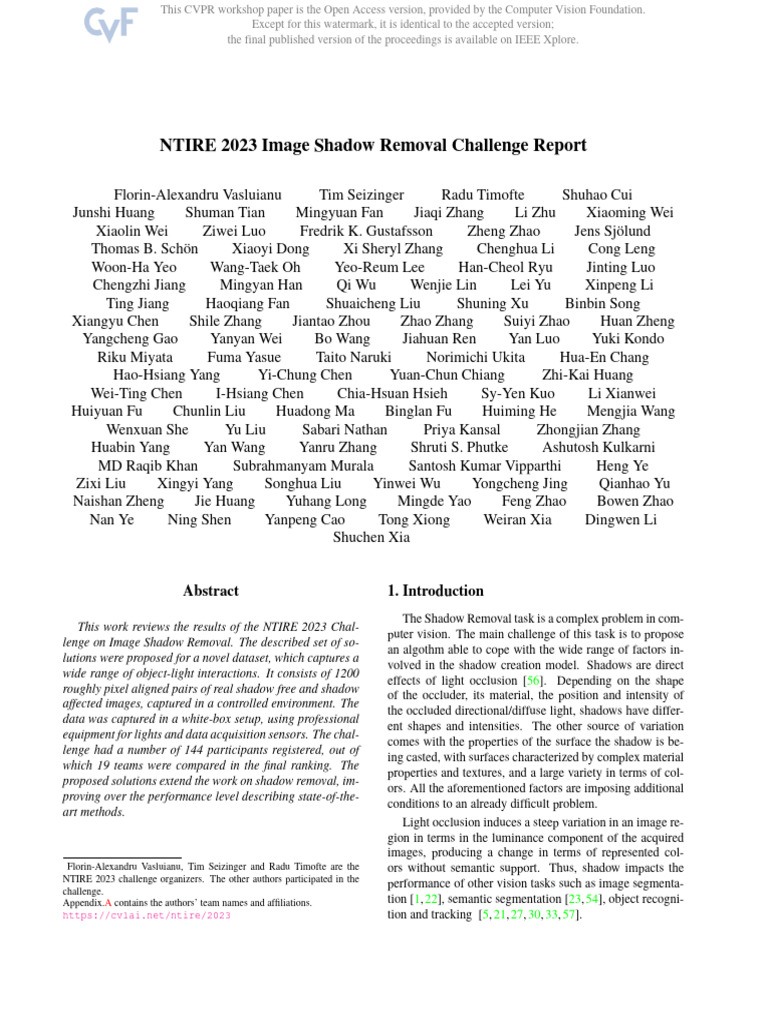 Vasluianu_NTIRE_2023_Image_Shadow_Removal_Challenge_Report_CVPRW_2023_paper | PDF | Flash ...
