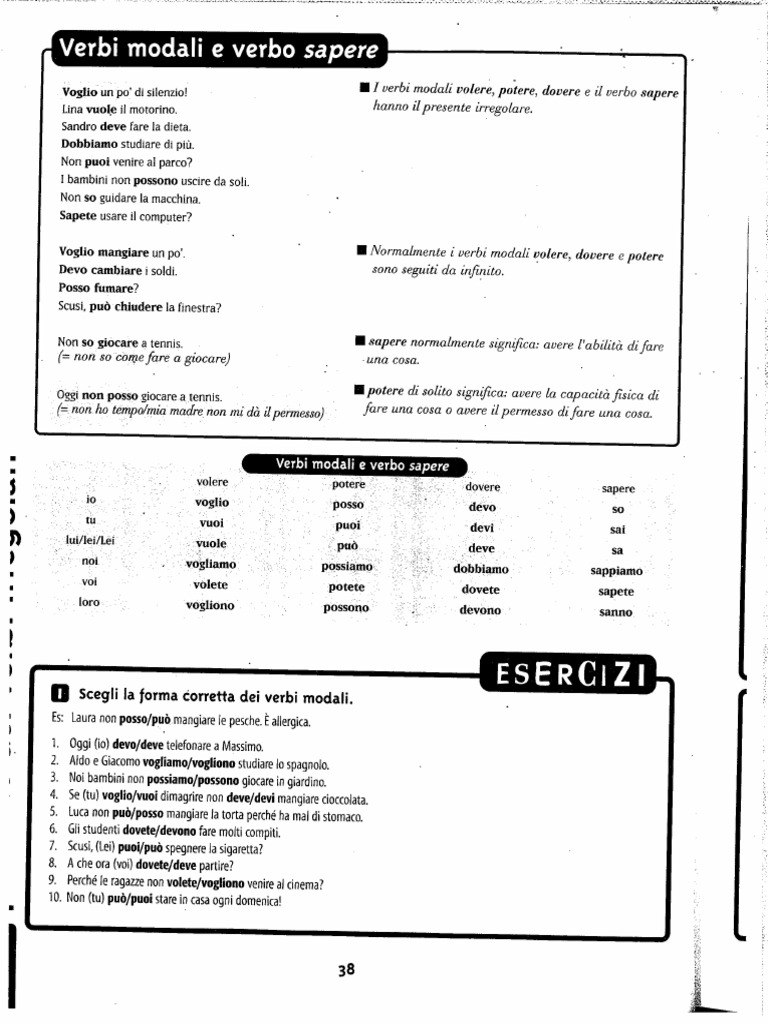 6-Presente Dei Verbi Irregolari | PDF