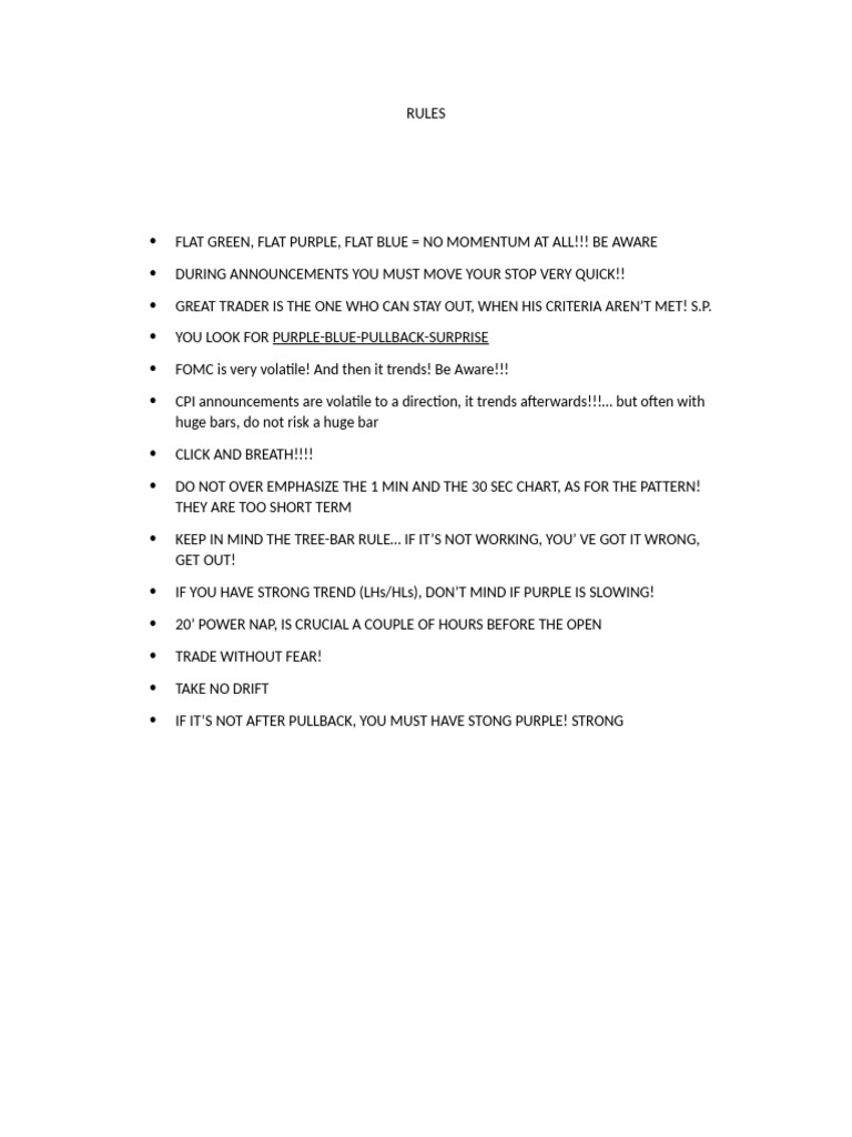 Rules | PDF