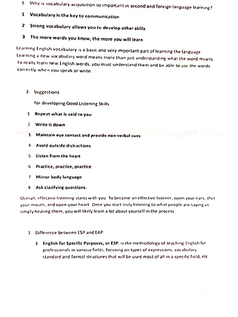 ESP questions(1) | PDF