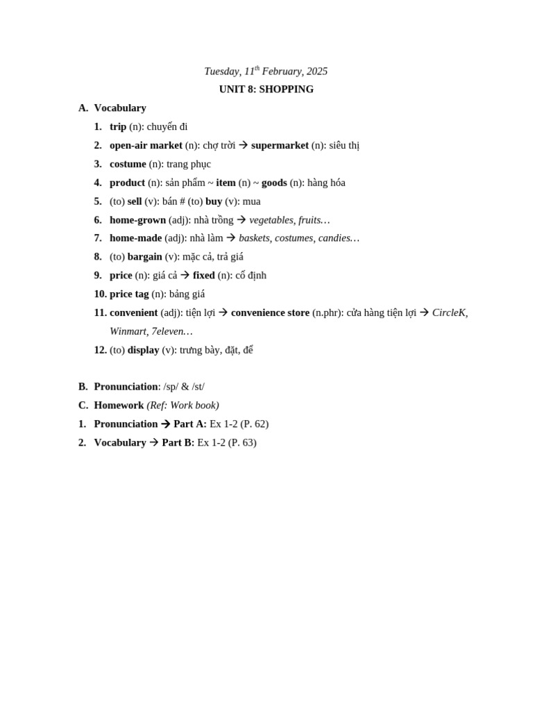 Unit 8 (Note-taking) | PDF