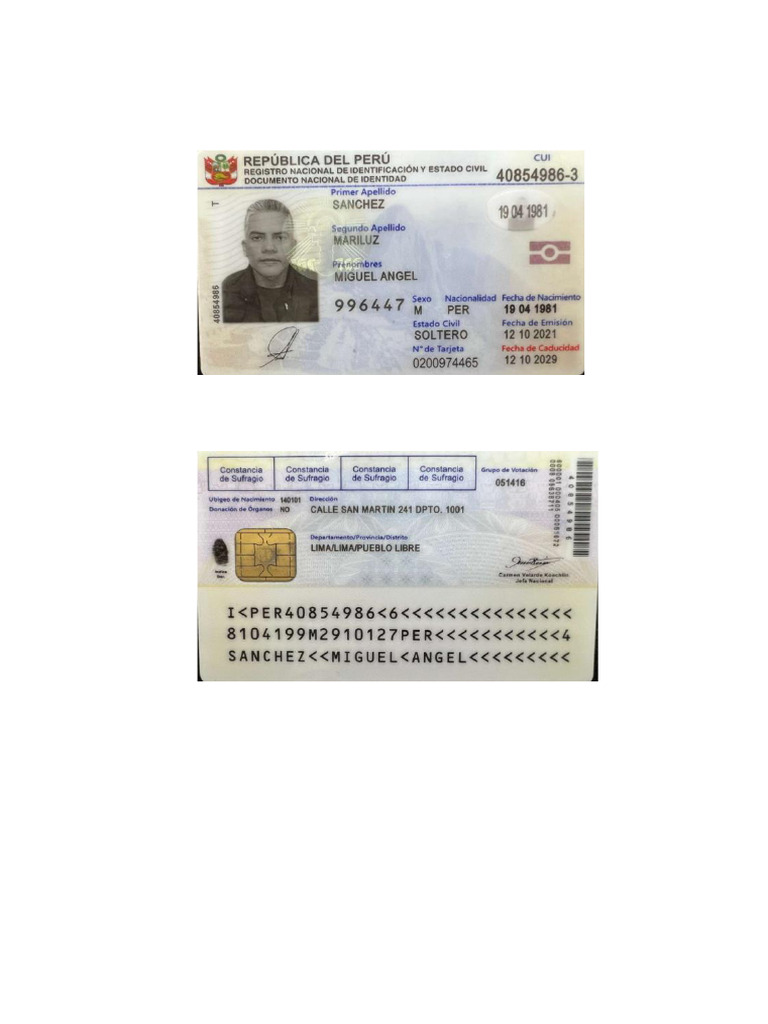 2. Dni - Sanche Mariluz Miguel Angel | PDF