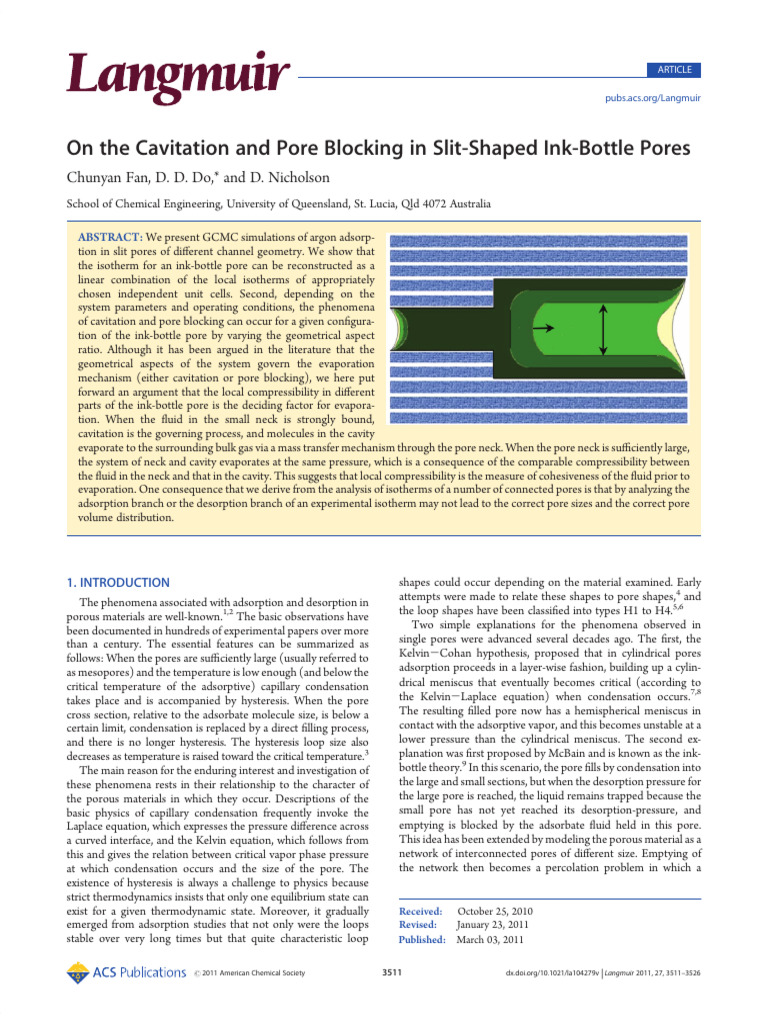 fan2011On the Cavitation and Pore Blocking in Slit-Shaped Ink-Bottle ...