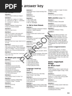 Think Level 2 Answer Key | PDF